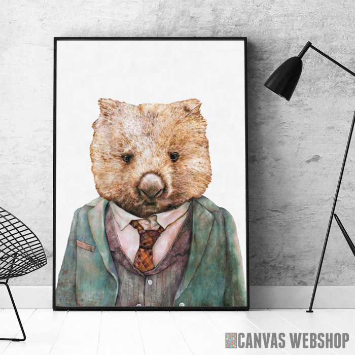 Wombat - uramljen poster