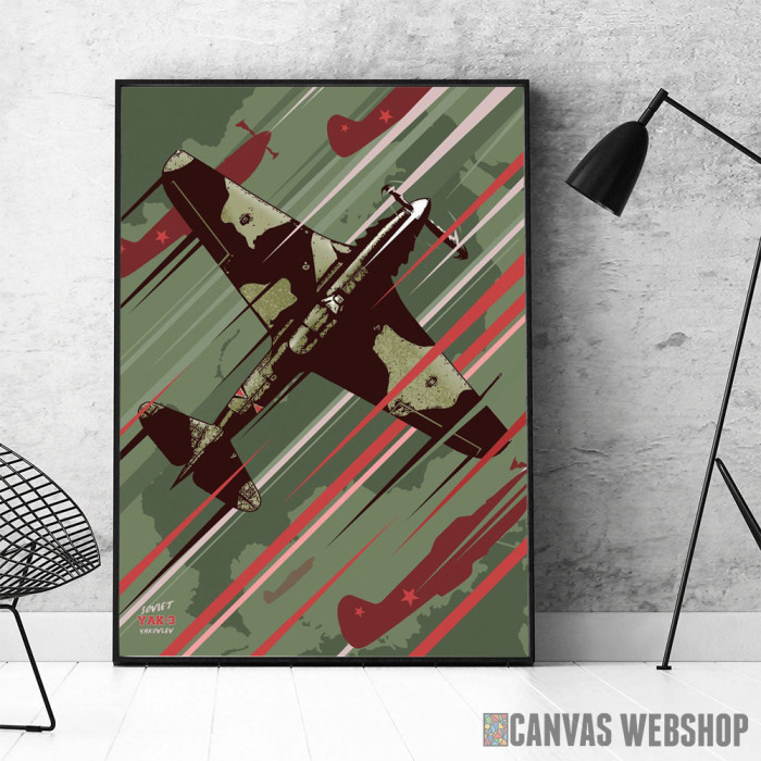 Yak-3 - uramljen poster