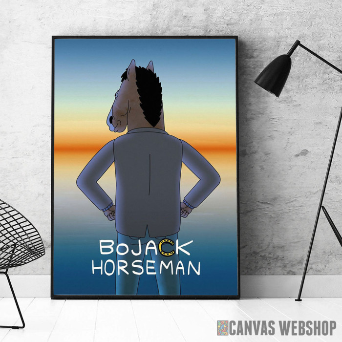 bojack - uramljen poster