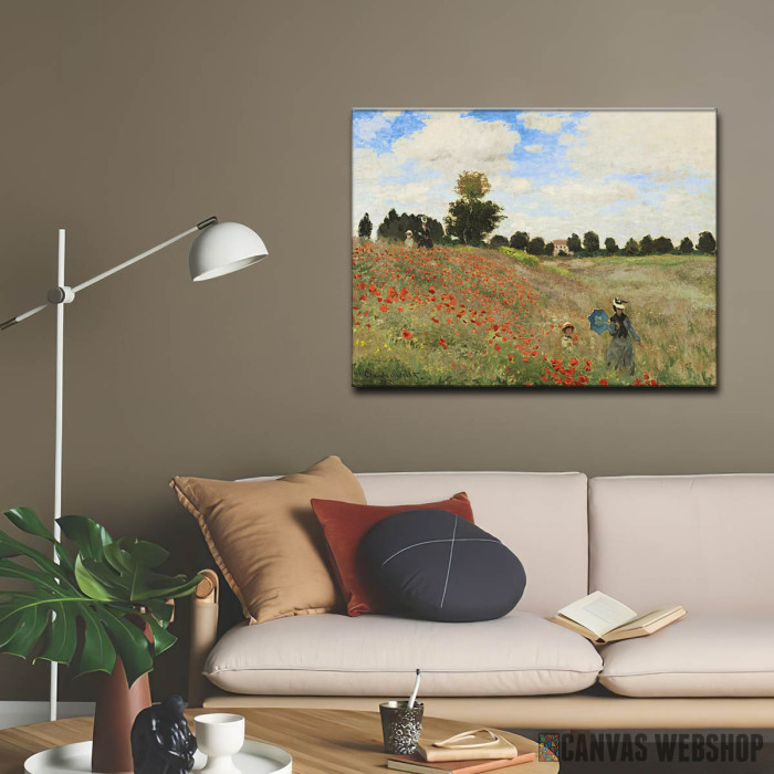 Polje maka u Arežanteju - Klod Mone