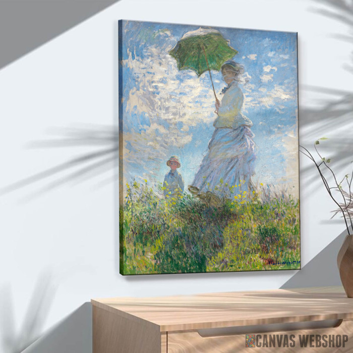 Žena sa suncobranom - Klod Mone