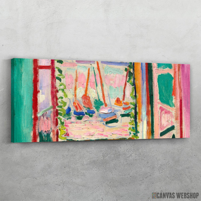 Otvoren prozor - panorama slika