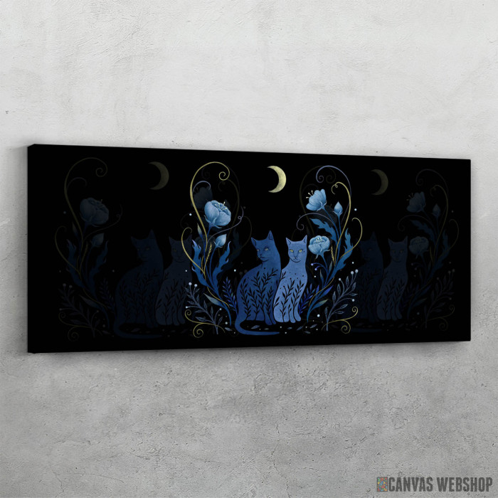 Plave macke - panorama slika