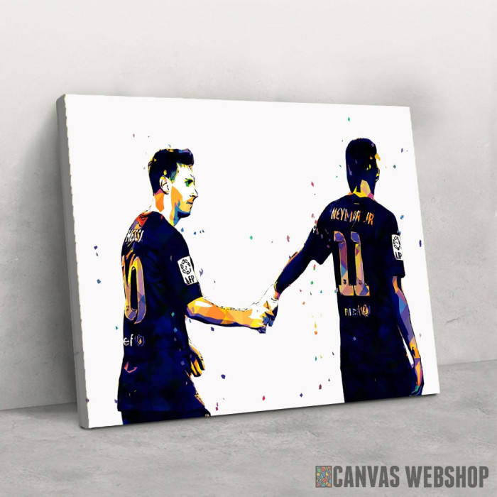 Messi i Neymar - slika na platnu