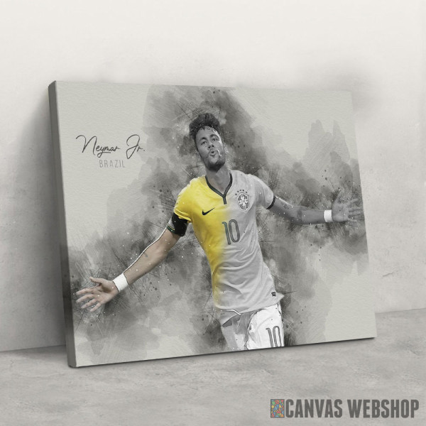 Neymar Jr Brazil - slika na platnu