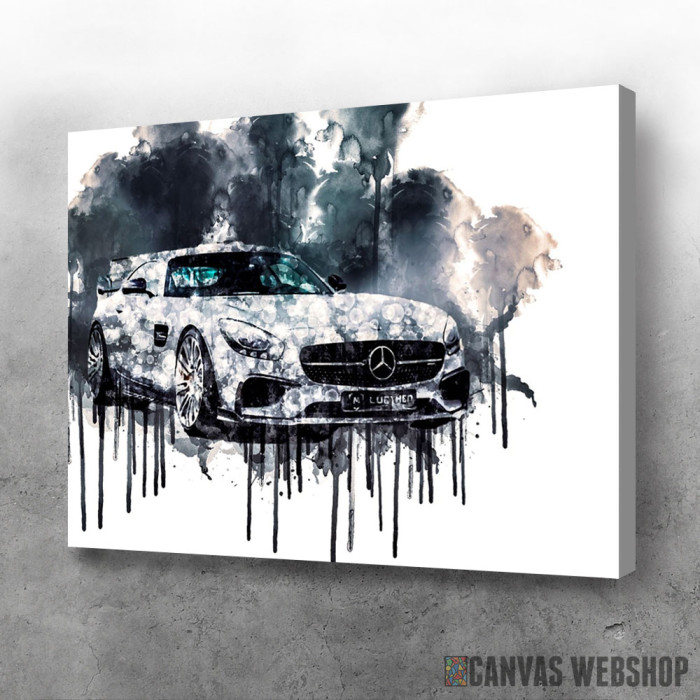 Mercedes AMG GT - slika na platnu