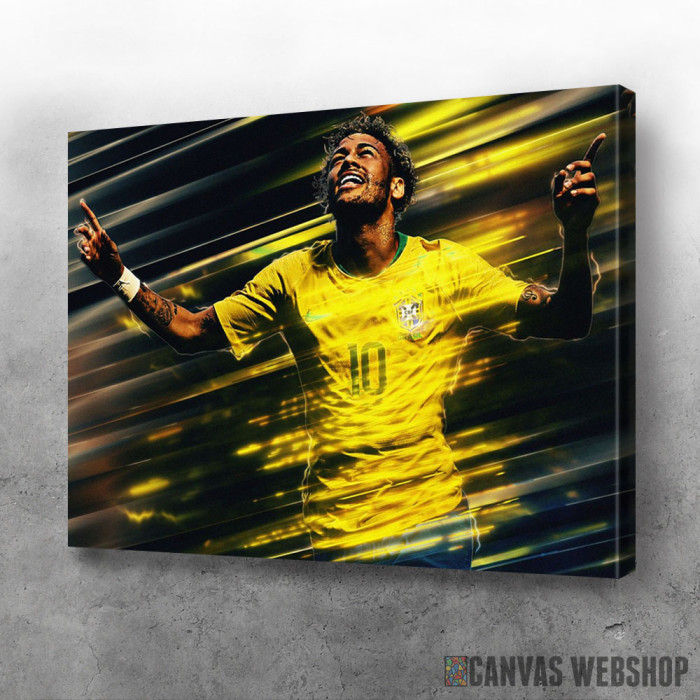 Neymar Jr 10 Brazil - slika na platnu