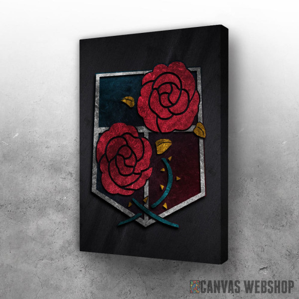 Attack on Titan Garrison Corps emblem - slika na platnu