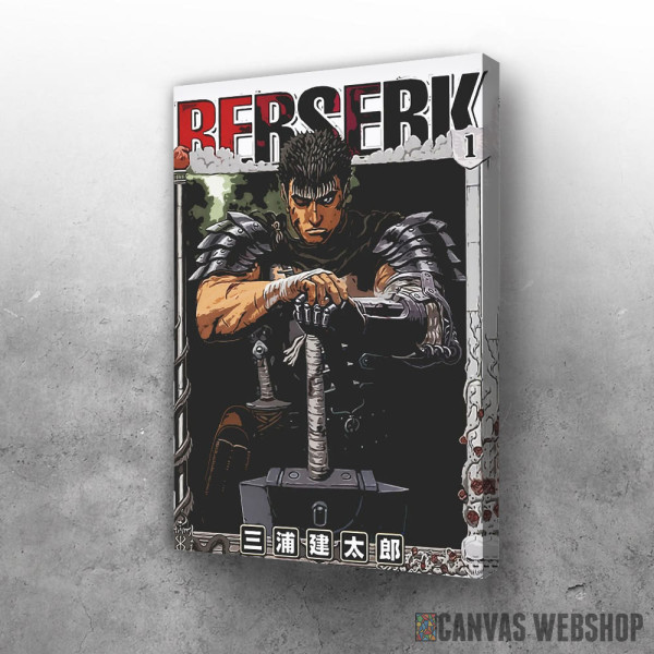 Berserk Guts cover - slika na platnu