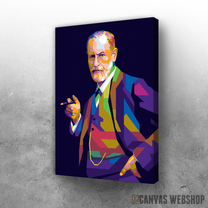 Sigmund Freud Pop Art - slika na platnu