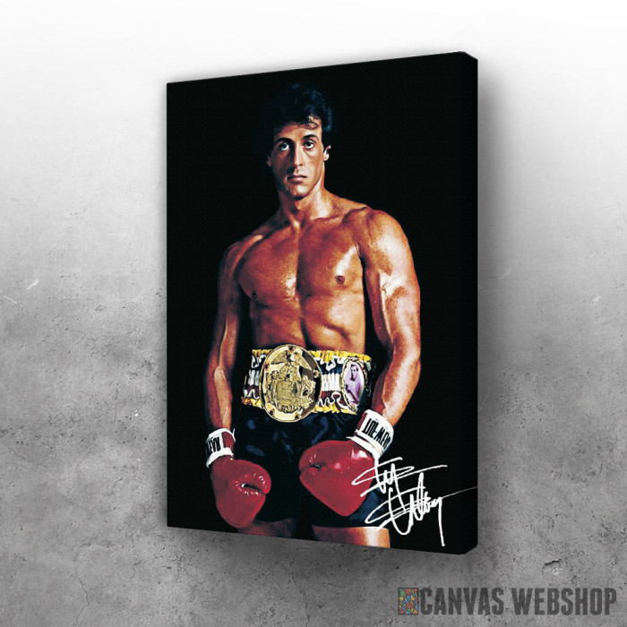 Sylvester Stallone potpis - slika na platnu