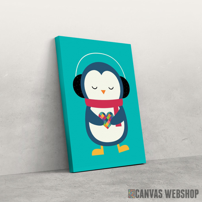 Mali pingvin - slika na platnu