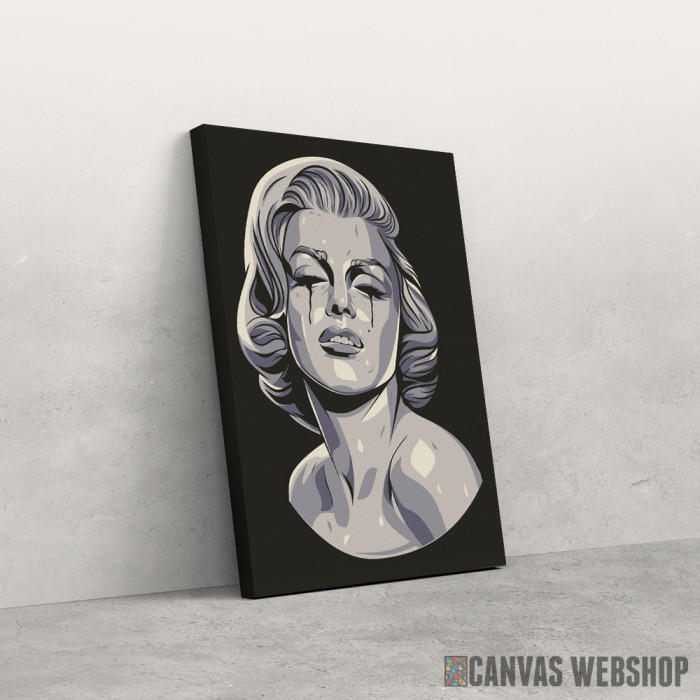 Merlin Monro skulptura 2 - slika na platnu