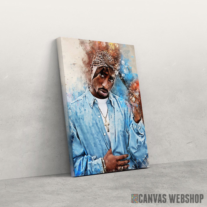 Tupac Amaru Shakur - slika na platnu