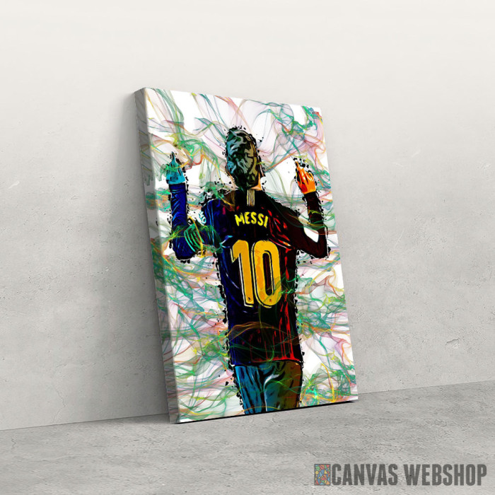 Lionel Messi no.10 Barcelona - slika na platnu
