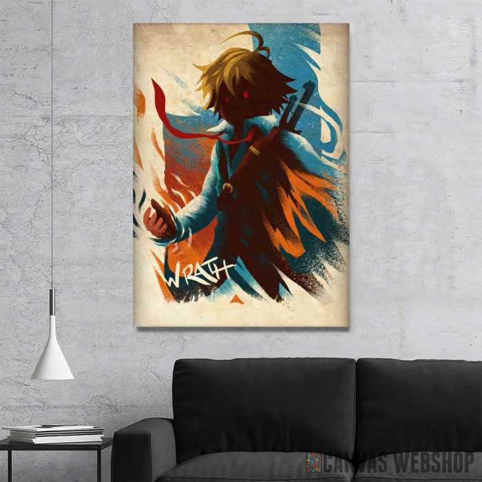 Demon Slayer Sin of Wrath - slika na platnu