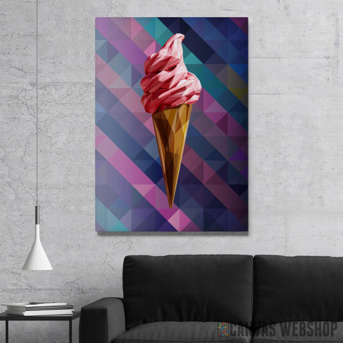 Sladoled - slika na platnu