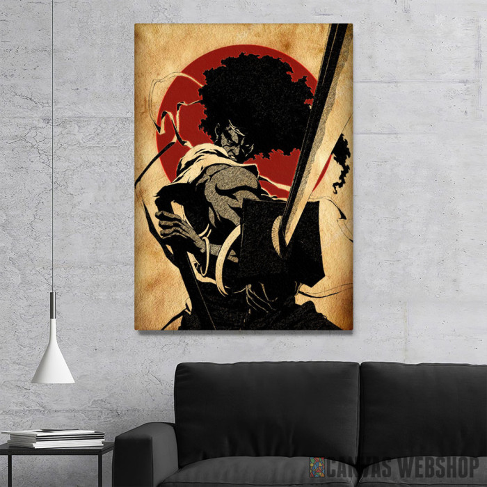 Anime Afro Samurai - slika na platnu