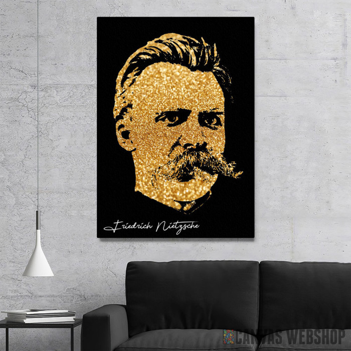 Friedrich Nietzsche potpis - slika na platnu