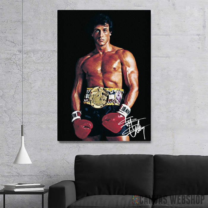 Sylvester Stallone potpis - slika na platnu