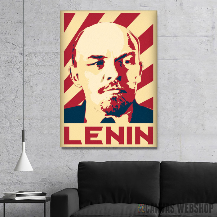 Vladimir Lenin propagandni poster - slika na platnu